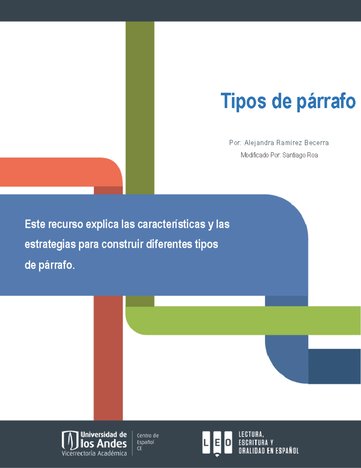 Tipos de párrafo final - Tipos de p·rrafo Por: Alejandra RamÌrez ...