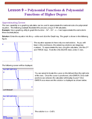 Formulas need to Know - Lecture Notes/Exam Examples From Math 1111 ...
