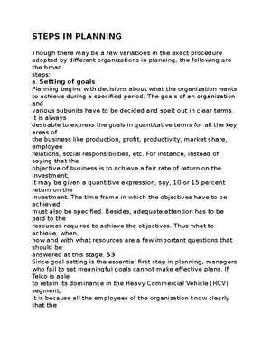 Steps in Organizing Process - Steps in Organizing Process Organizing is ...