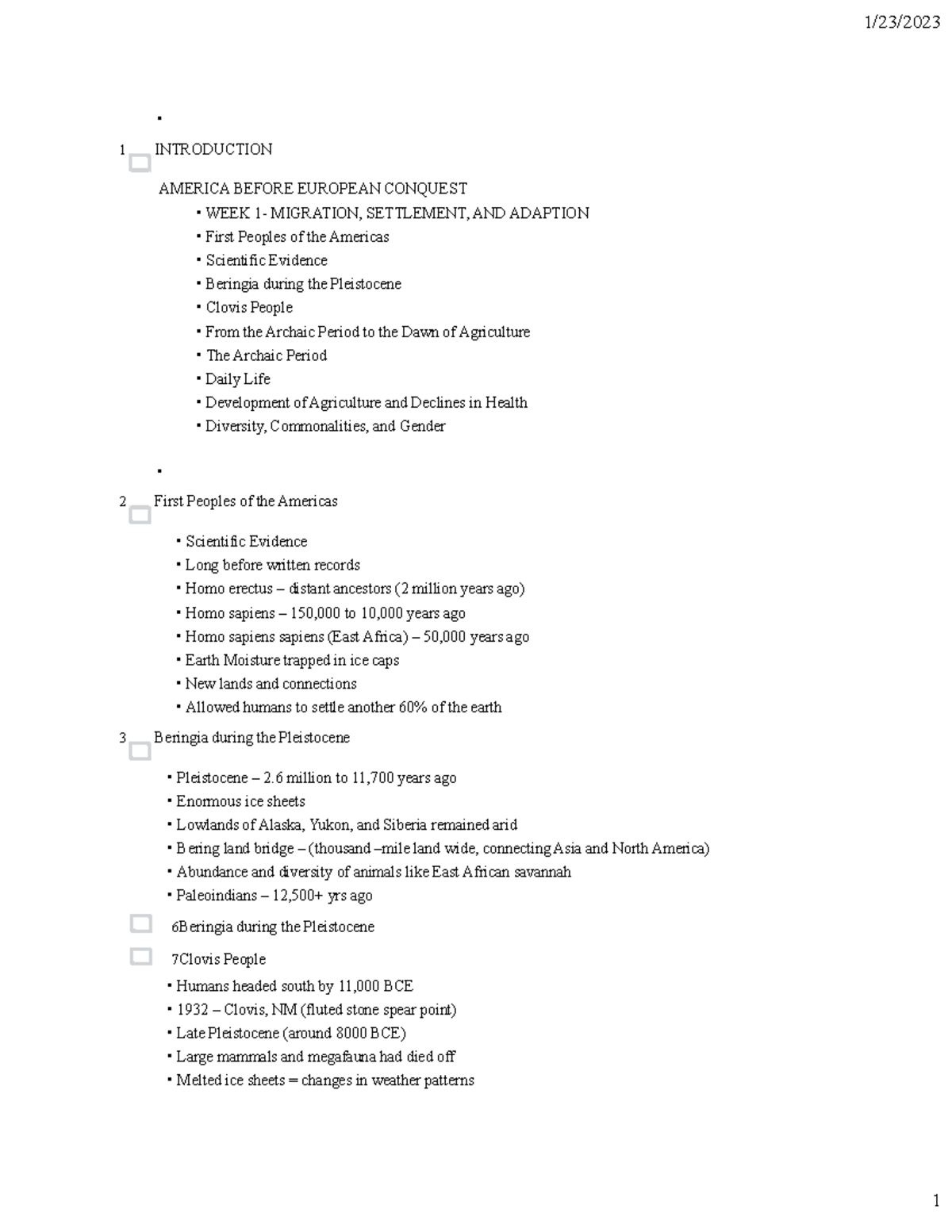 America Before European Conquest - • 1 INTRODUCTION AMERICA BEFORE ...