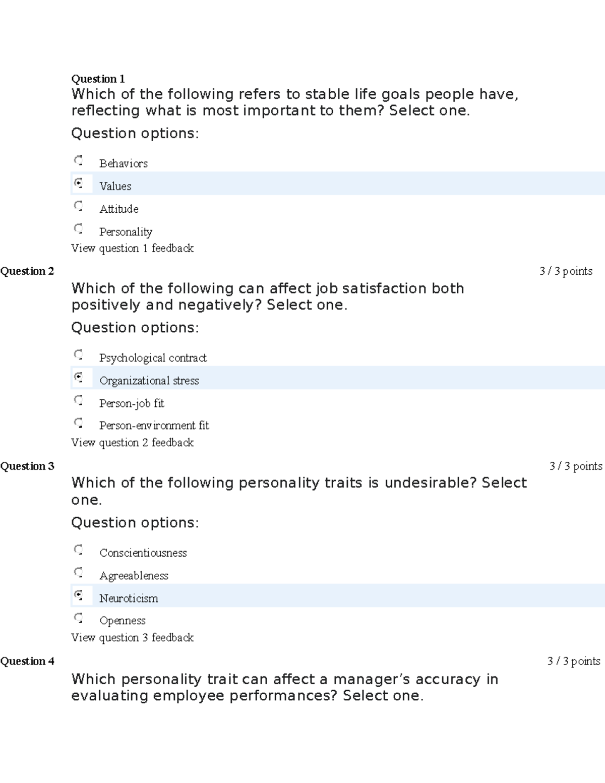 2-3 Quiz - Any assignment posted will have a grade of 100%. Any ...