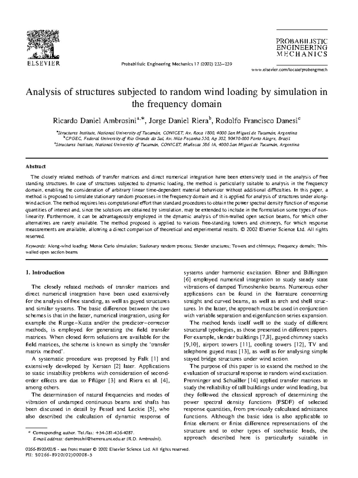 Ambrosini 2002 - analisis estructural - Analysis of structures ...