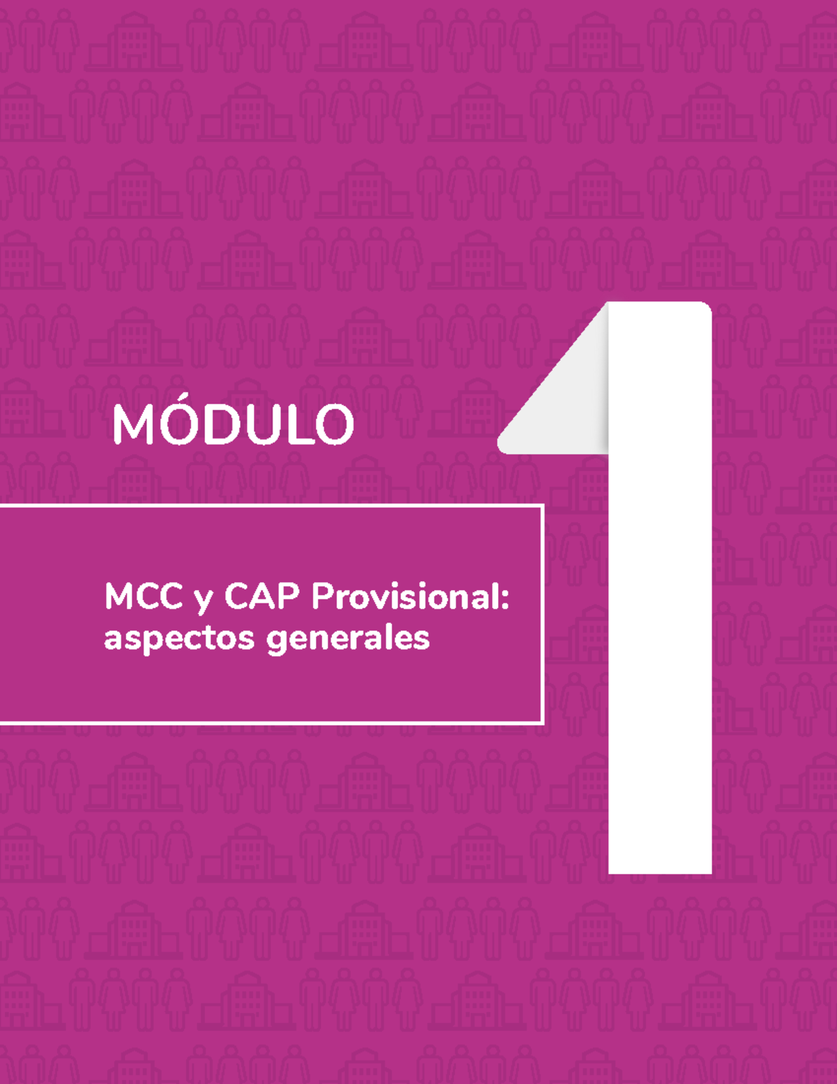 4. Elaborando el MCC y CAP Provisional Modulo 1 - 14 MÓDULO MCC y CAP ...