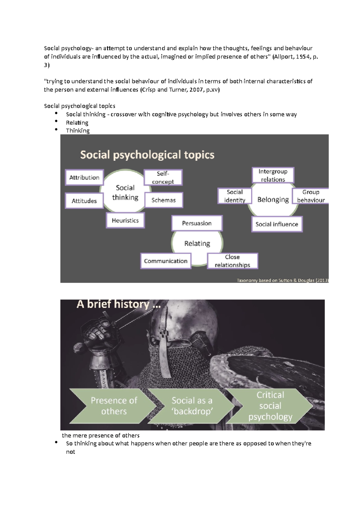 Social psychology approach - Social psychology- an attempt to ...