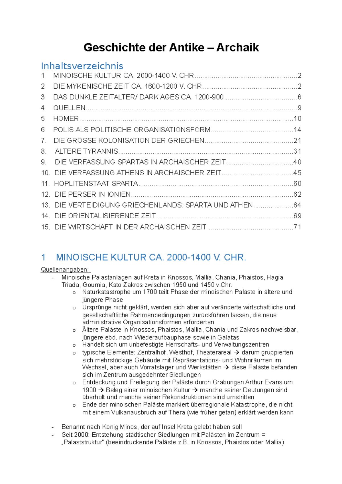 Archaik Griechische Antike - Geschichte der Antike – Archaik ...