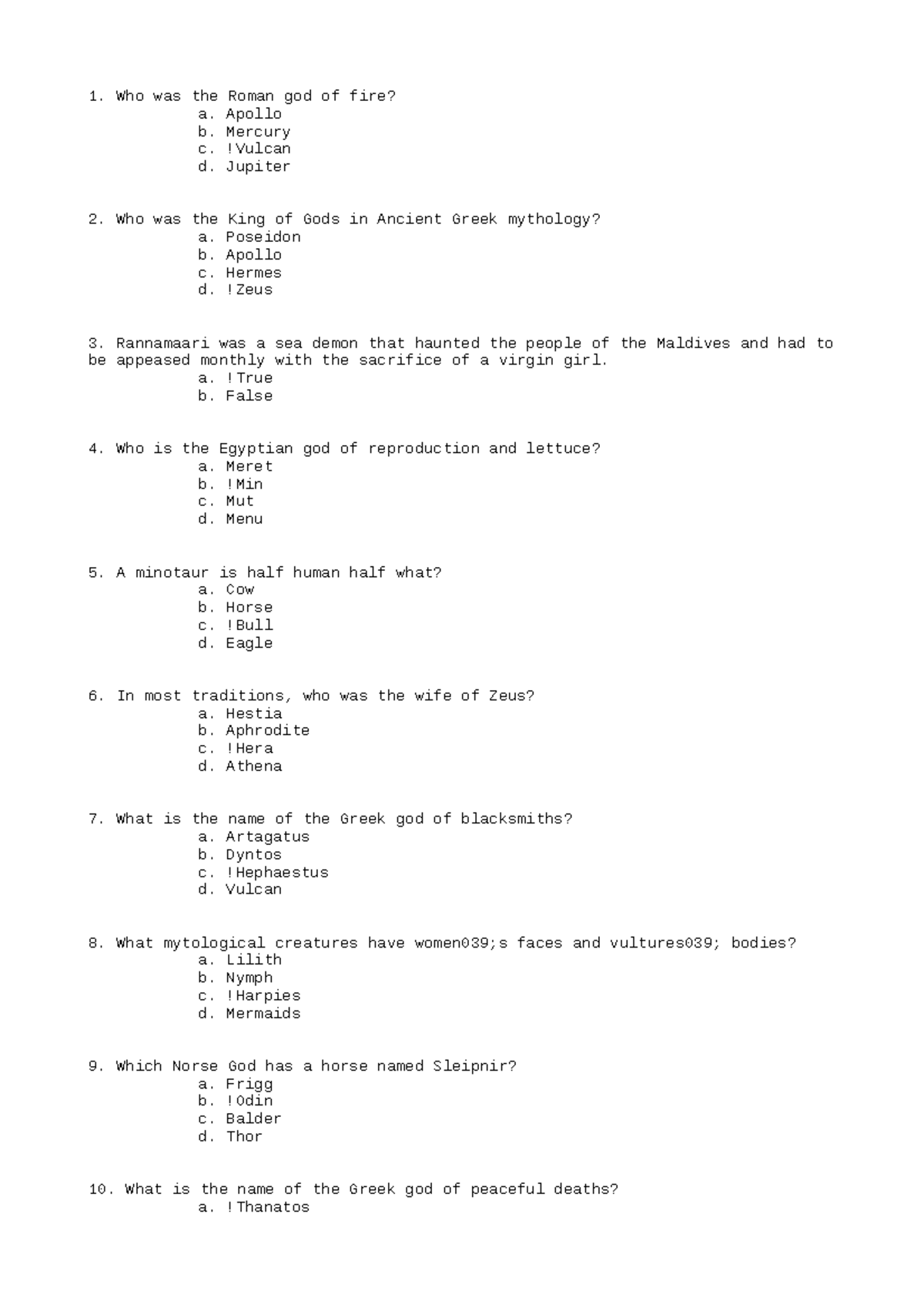 LAW209-Exercise-8 - Everything you need to know - Who was the Roman god ...