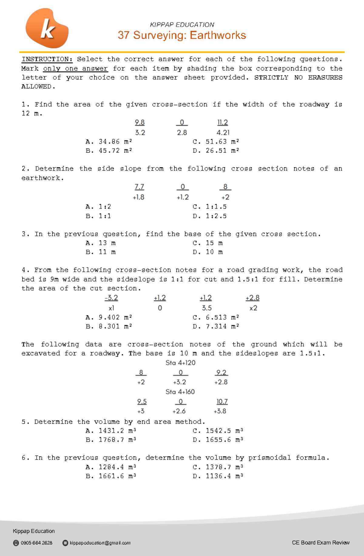 Kippap-Handout-MSTE (37 Surveying - Earthworks) - KIPPAP EDUCATION 37 ...