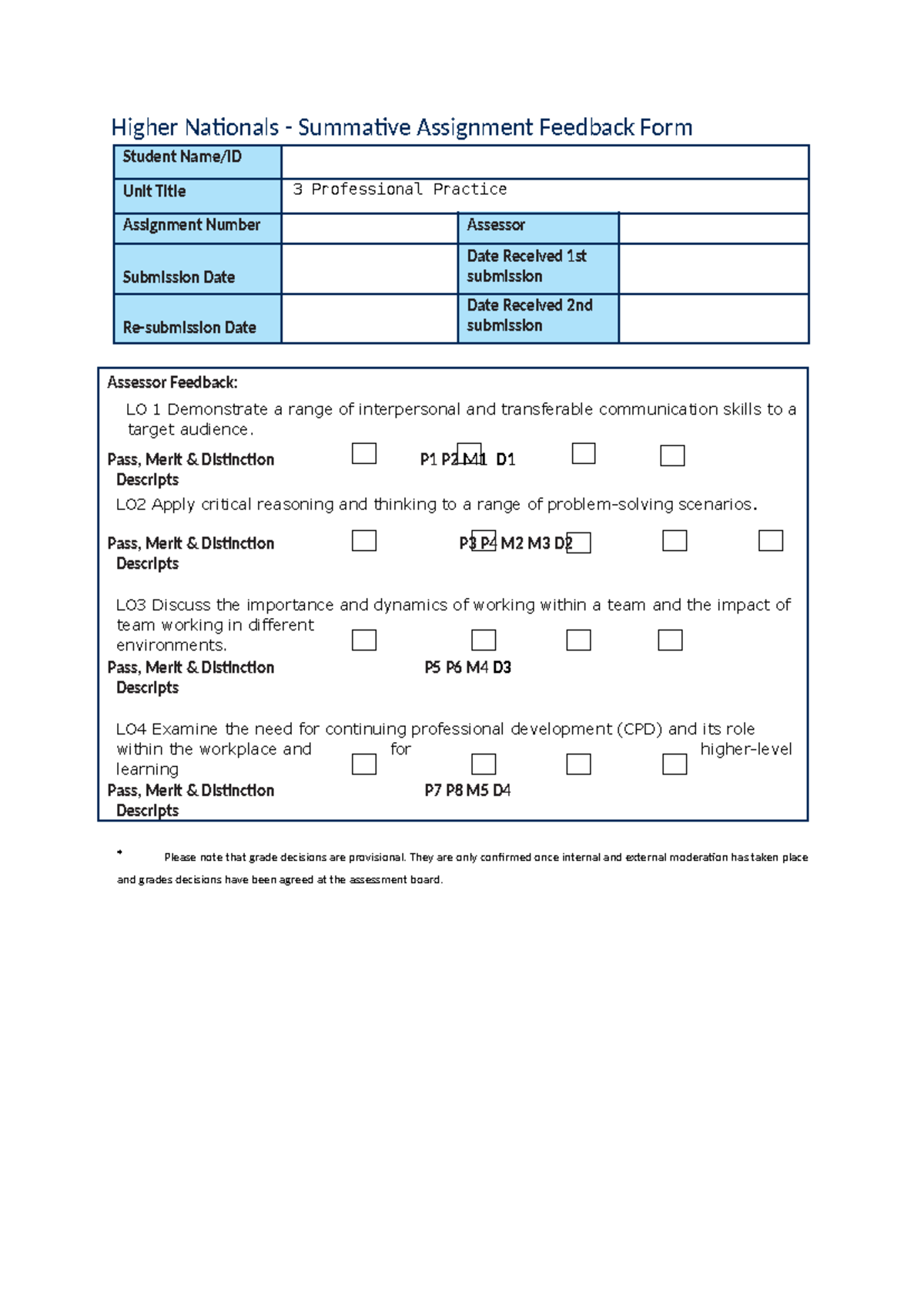 7085-1713761147054-Unit 03 professional practice Assignment 2024 - Higher Nationals - Summative ...
