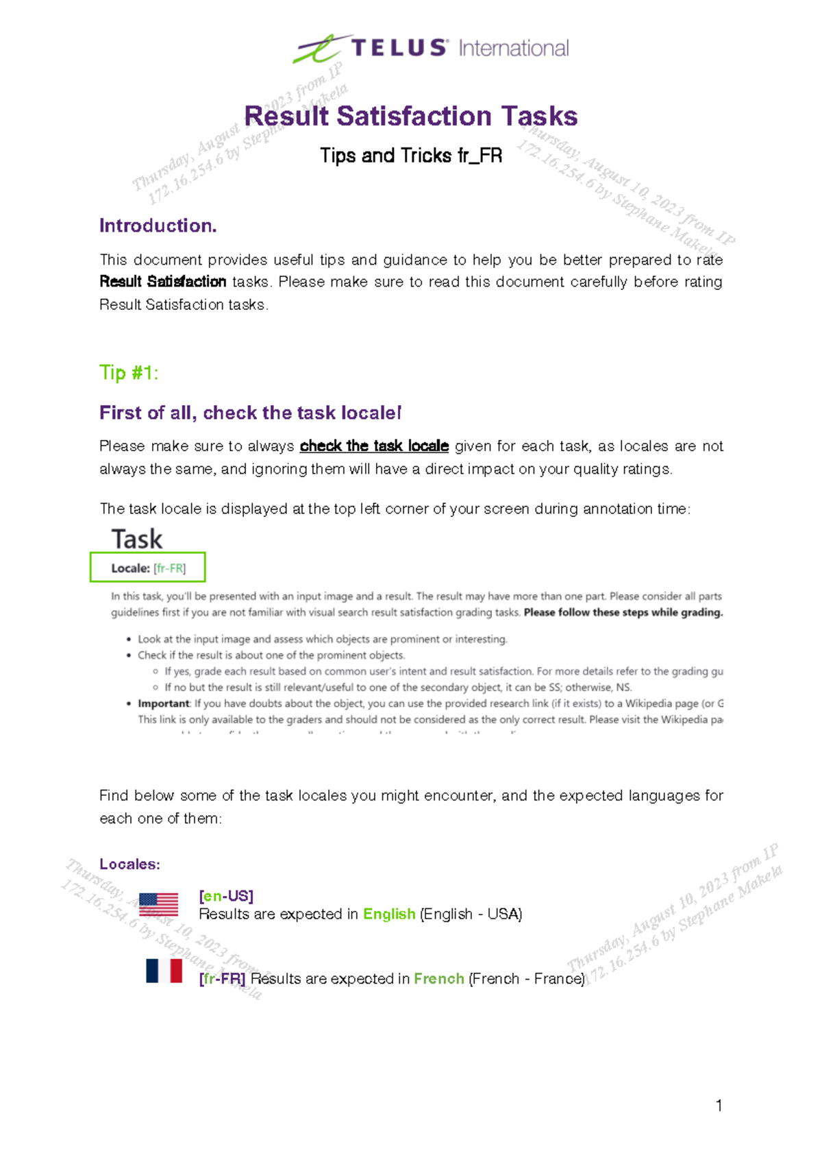 Result Satisfaction Tips Tricks fr - Result Satisfaction Tasks Tips and Tricks fr_FR ...