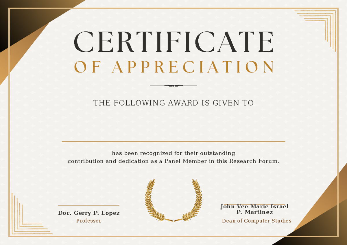 Certificate of Appreciation - Marine Transportation - CERTIFICATE O F A ...