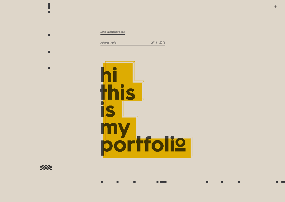 Contoh Portfolio Dalam Negri - hi this is my portfoli o satrio ...
