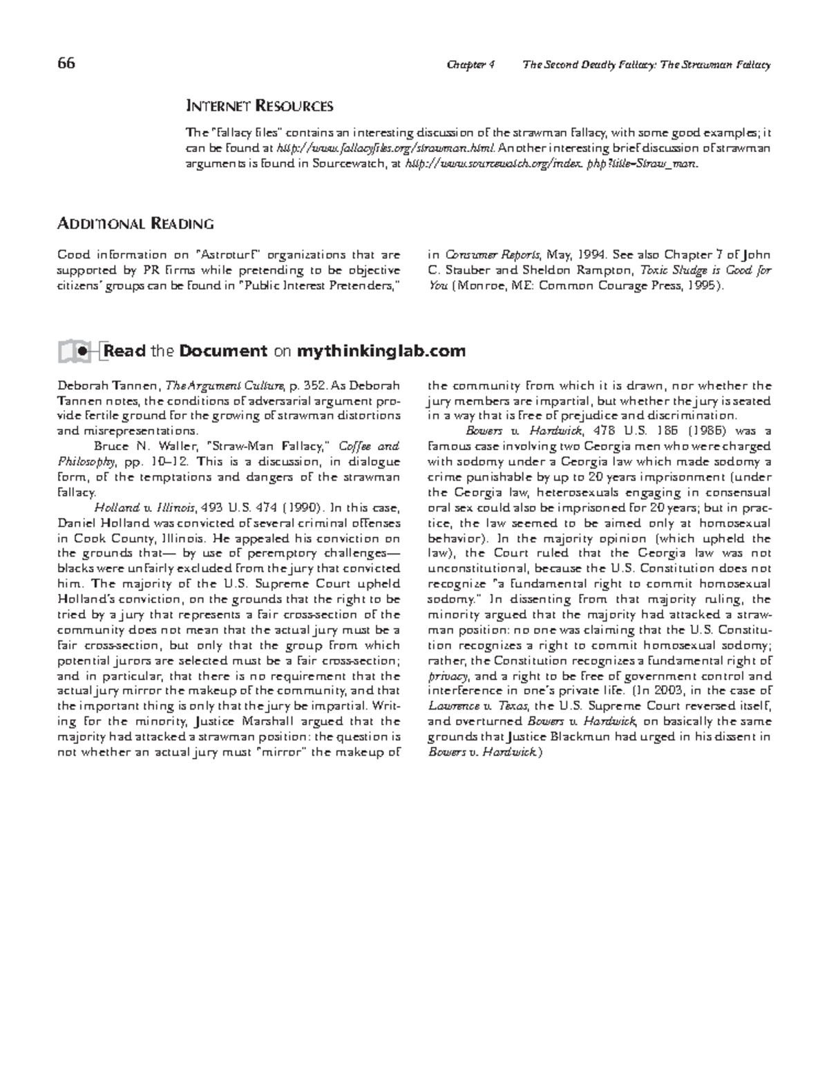 87 - Hello - 66 Chapter 4 The Second Deadly Fallacy: The Strawman ...