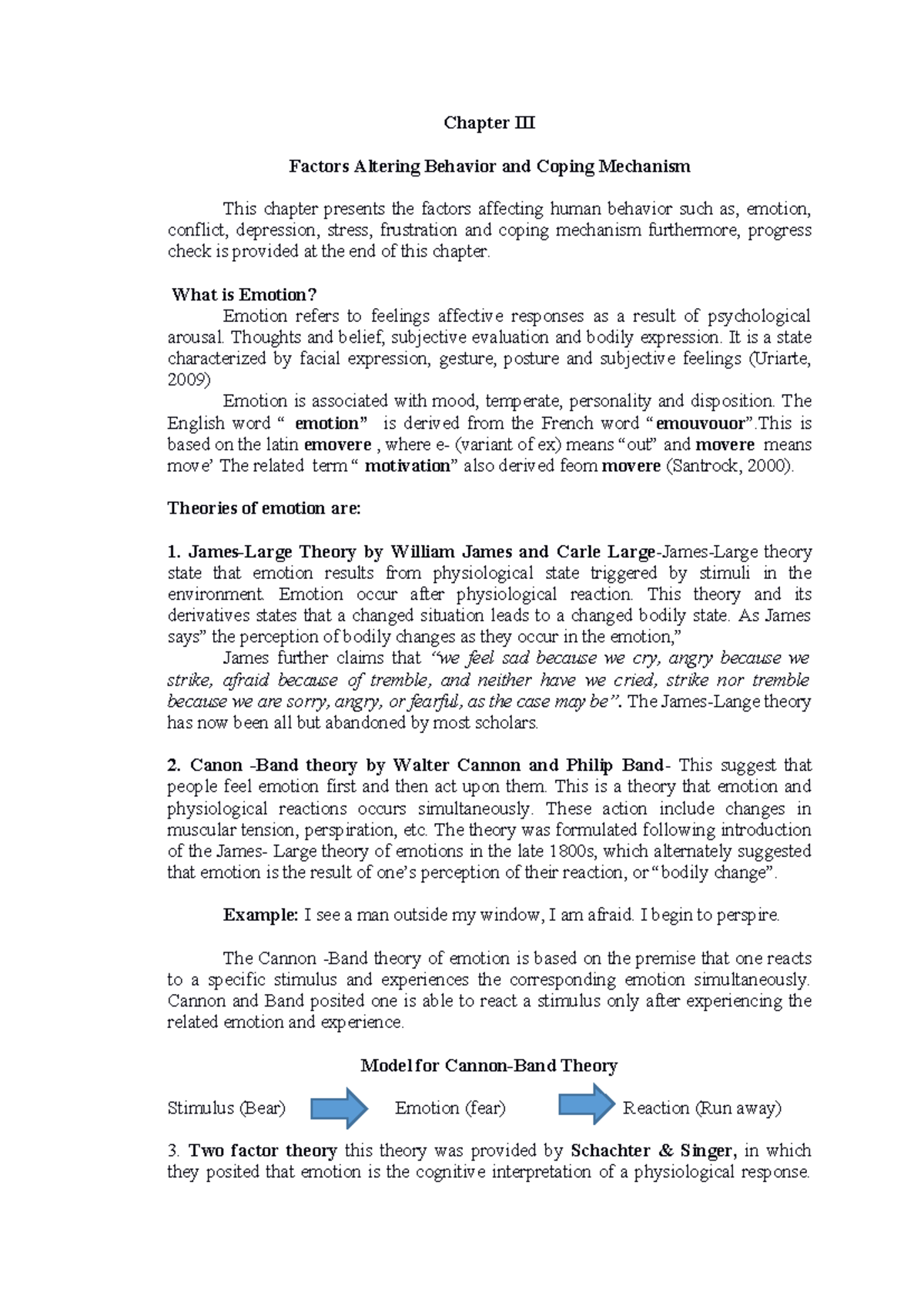 Human Behavior & Victimology cons - Chapter III Factors Altering ...