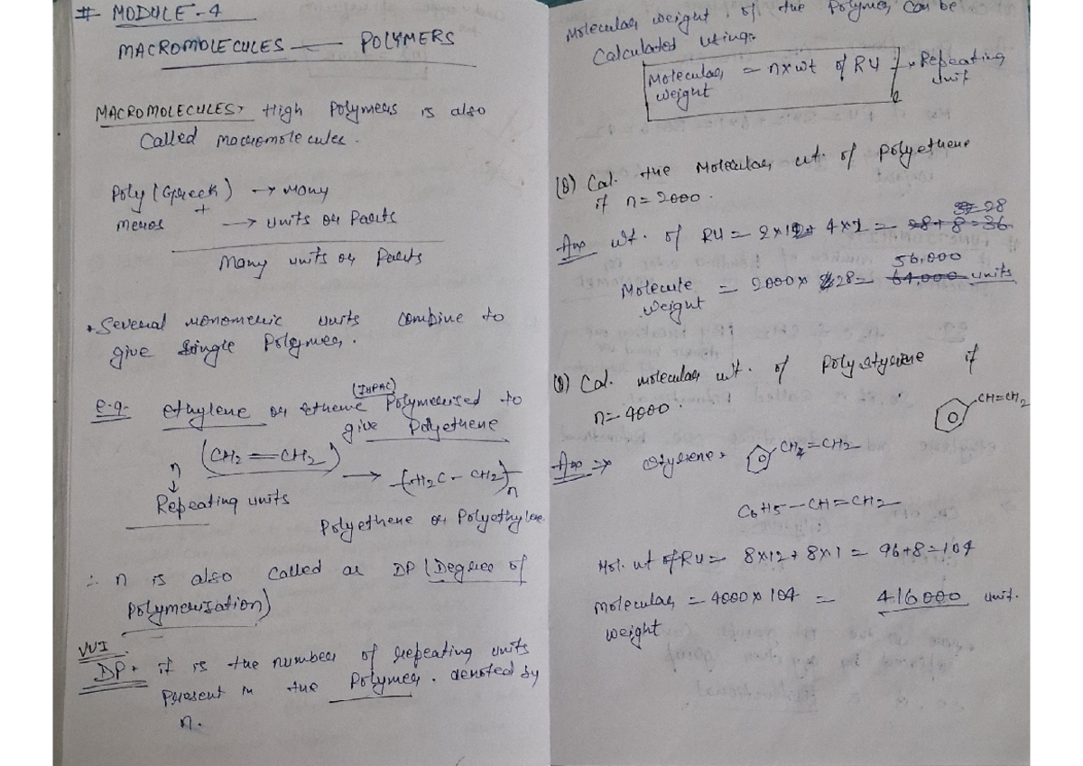 Chem-Unit 4 Notes - Chemistry - Studocu
