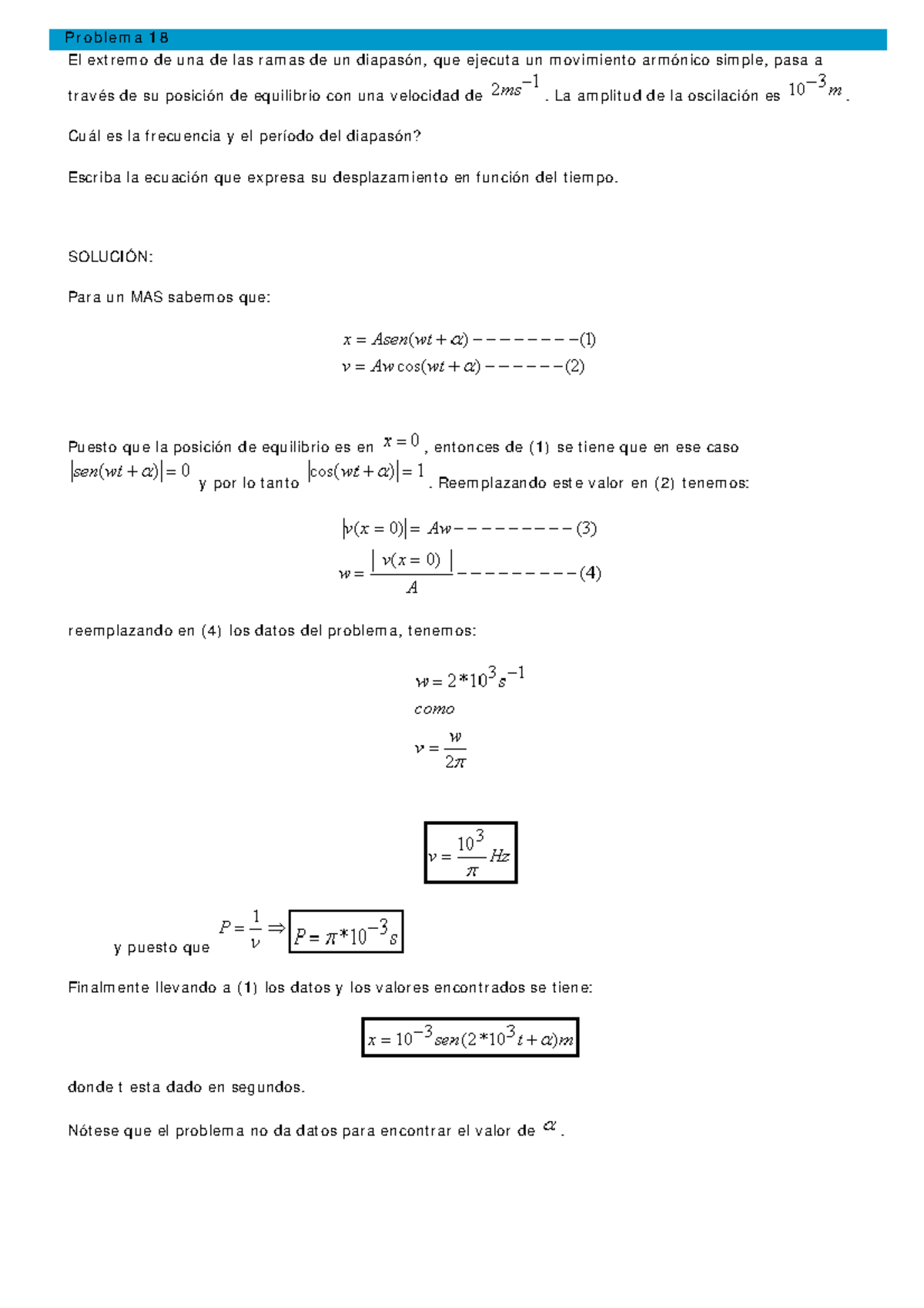 Problema 18 - Bdbdjd - Problema 18 El extremo de una de las ramas de un ...