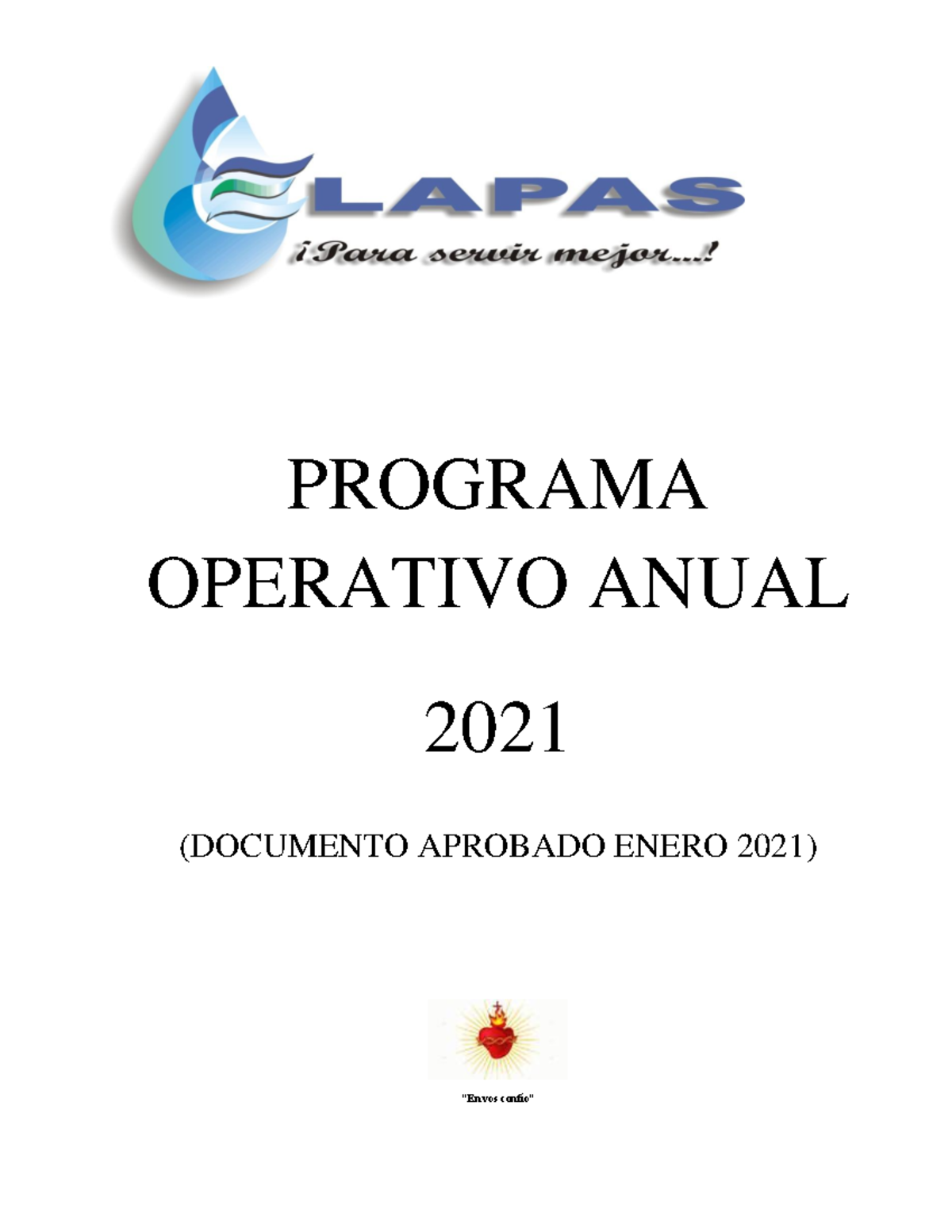 Programa Operativo Anual 2021 Aprobado ENE 2021 - PROGRAMA OPERATIVO ...