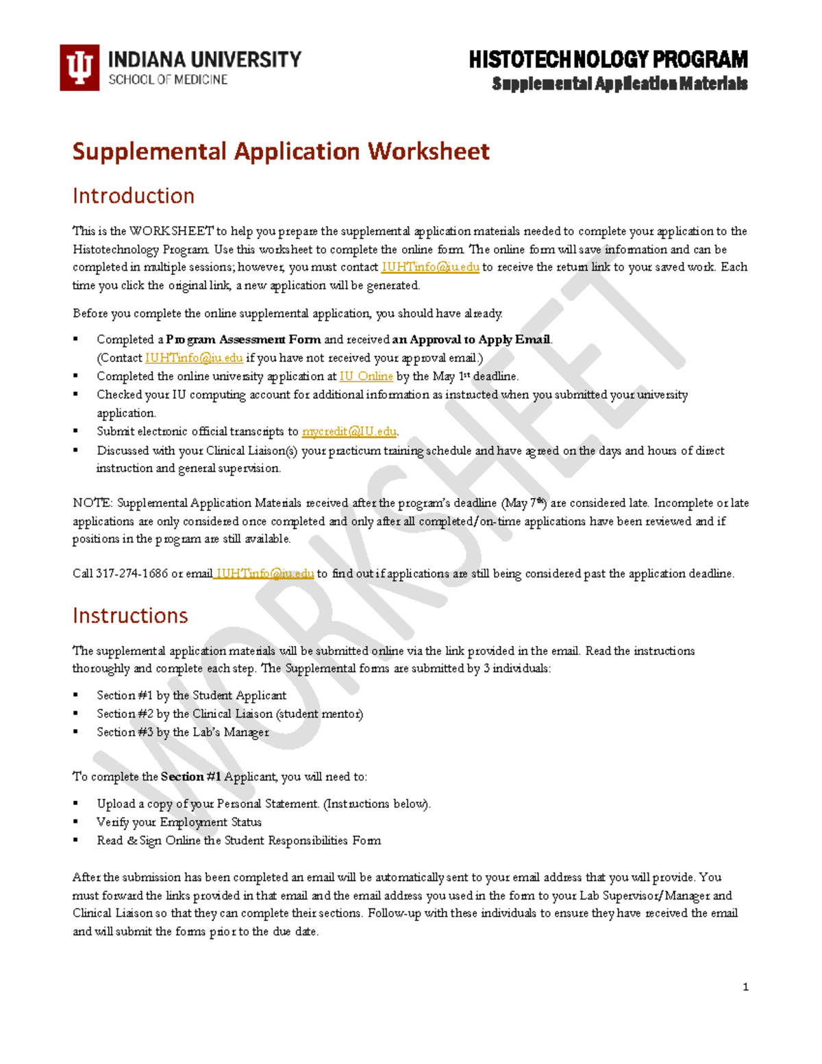 Student-worksheet 2024-25 - Supplemental Application Materials ...