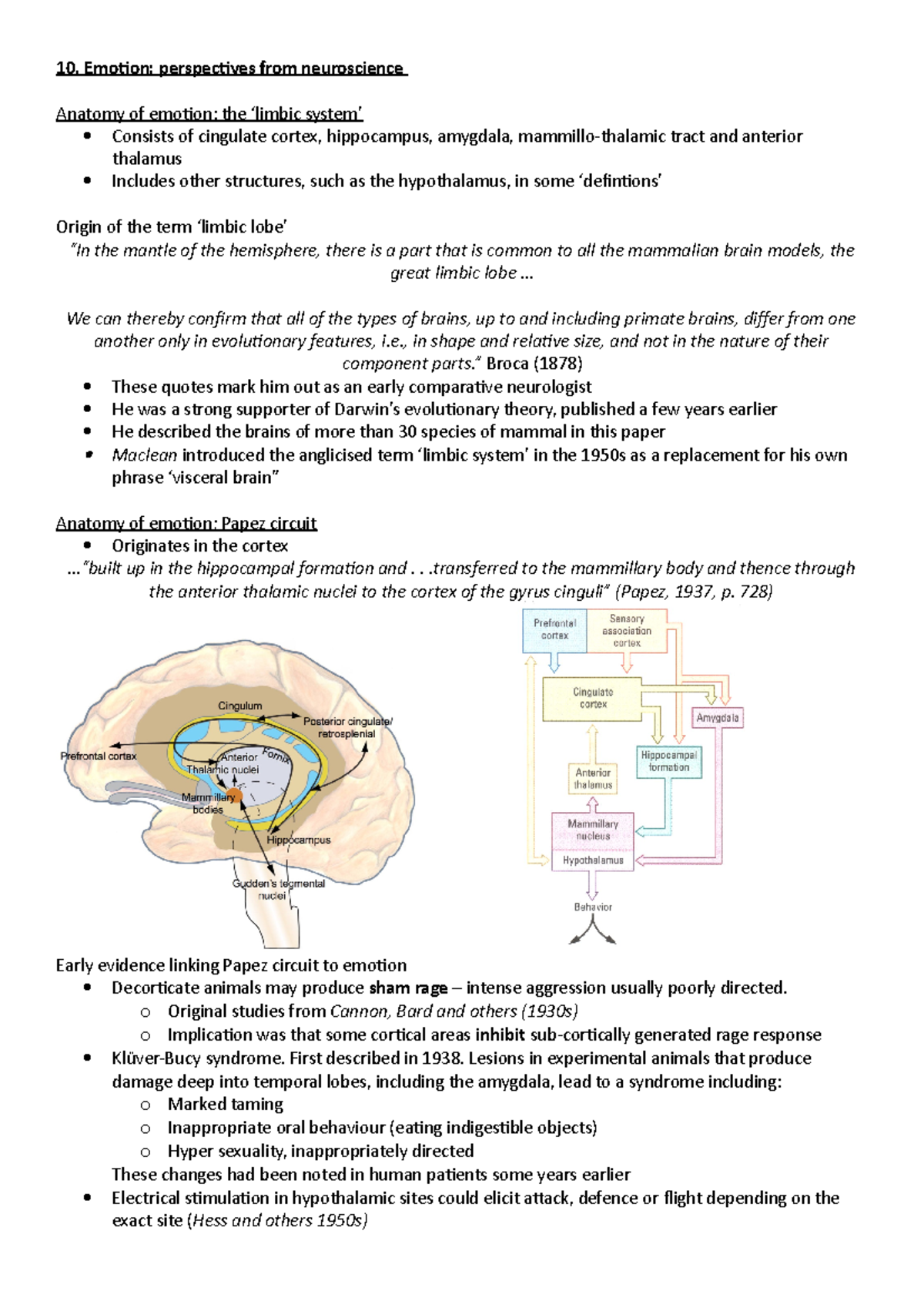 10. Emotion-perspectives from neuroscience - 10. Emotion: perspectives ...
