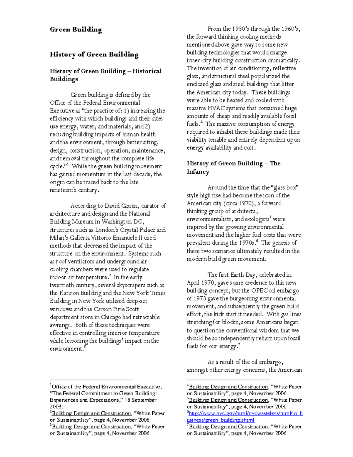 History OF Green Building - Green Building History of Green Building ...