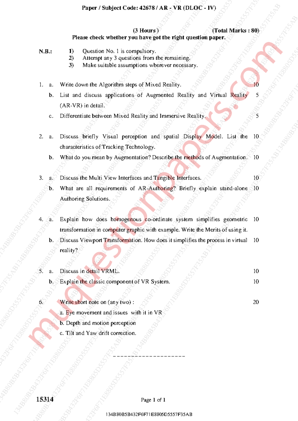 Be information-technology semester-7 2022 december dloc-iv-ar-vr-rev-2019-c-scheme - - Studocu