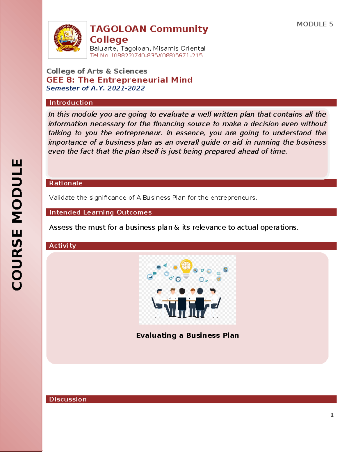 GEE 8 Module 5 - It's all about Pedagogy 8 - COURSE MODULE College of ...