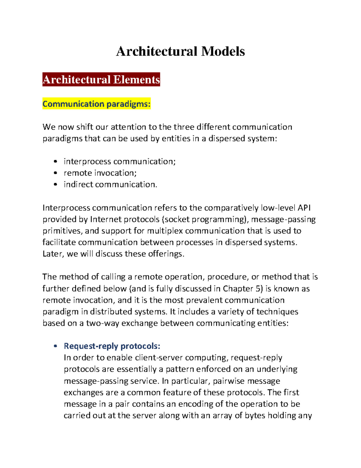 Architectural Models - Architectural Elements P2 - Architectural Models ...