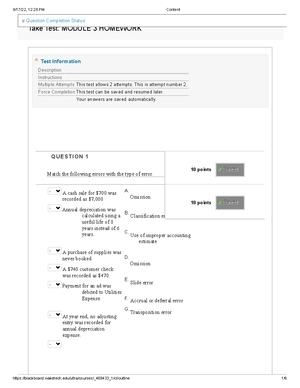 Module 7 - Homework Problems Study Guide - HOMEWORK EXERCISES Section 1–INTRODUCTION TO ...