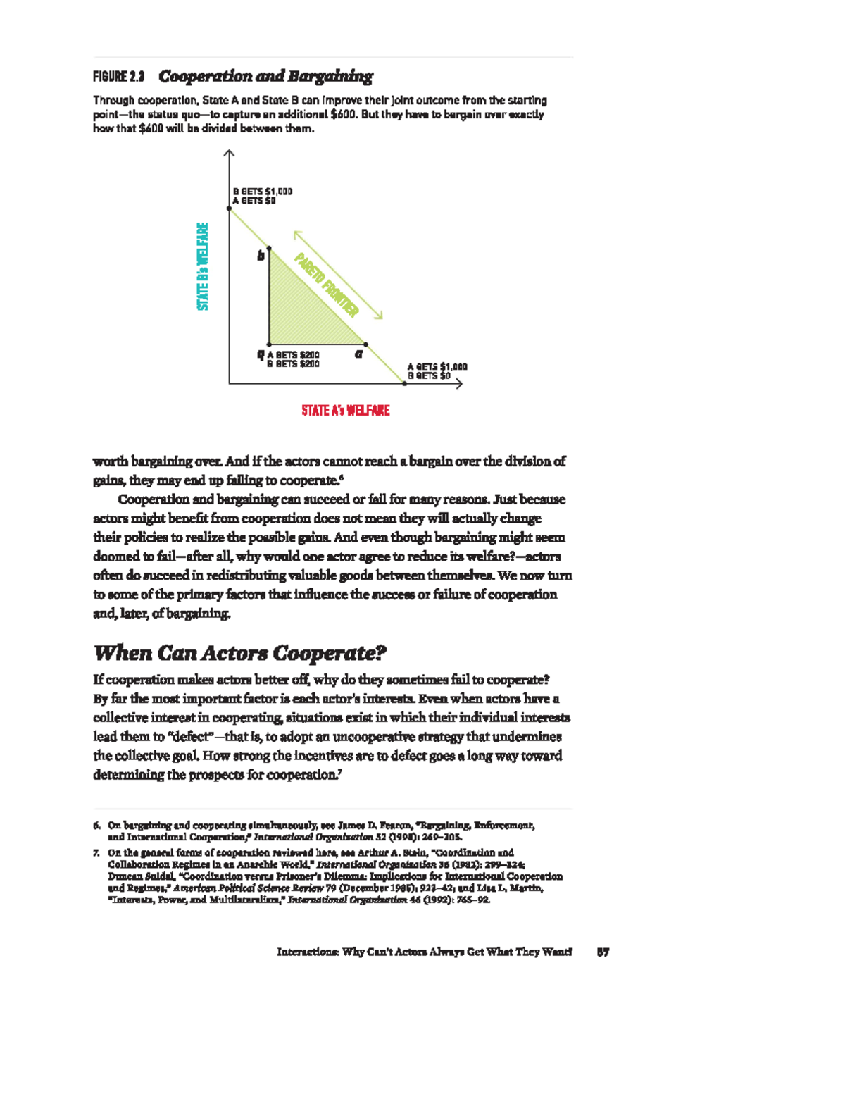 Cooperation of actors - POL 202 - Studocu