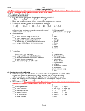 AP Chem 2014 (pdf - Full Practice Exam with answers Along with multiple ...