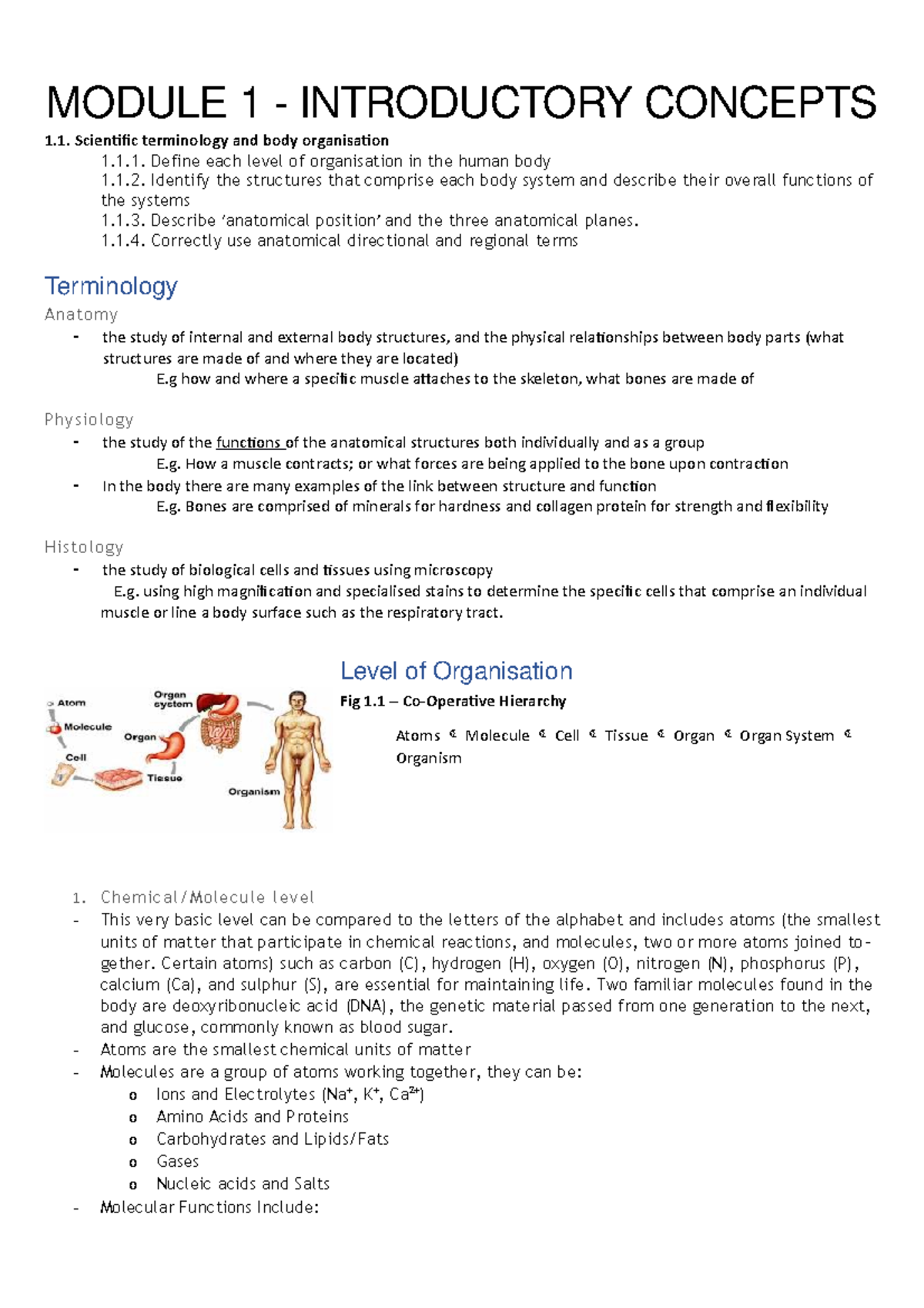 Module 1 - Introductory Concepts - MODULE 1 - INTRODUCTORY CON- CEPTS ...