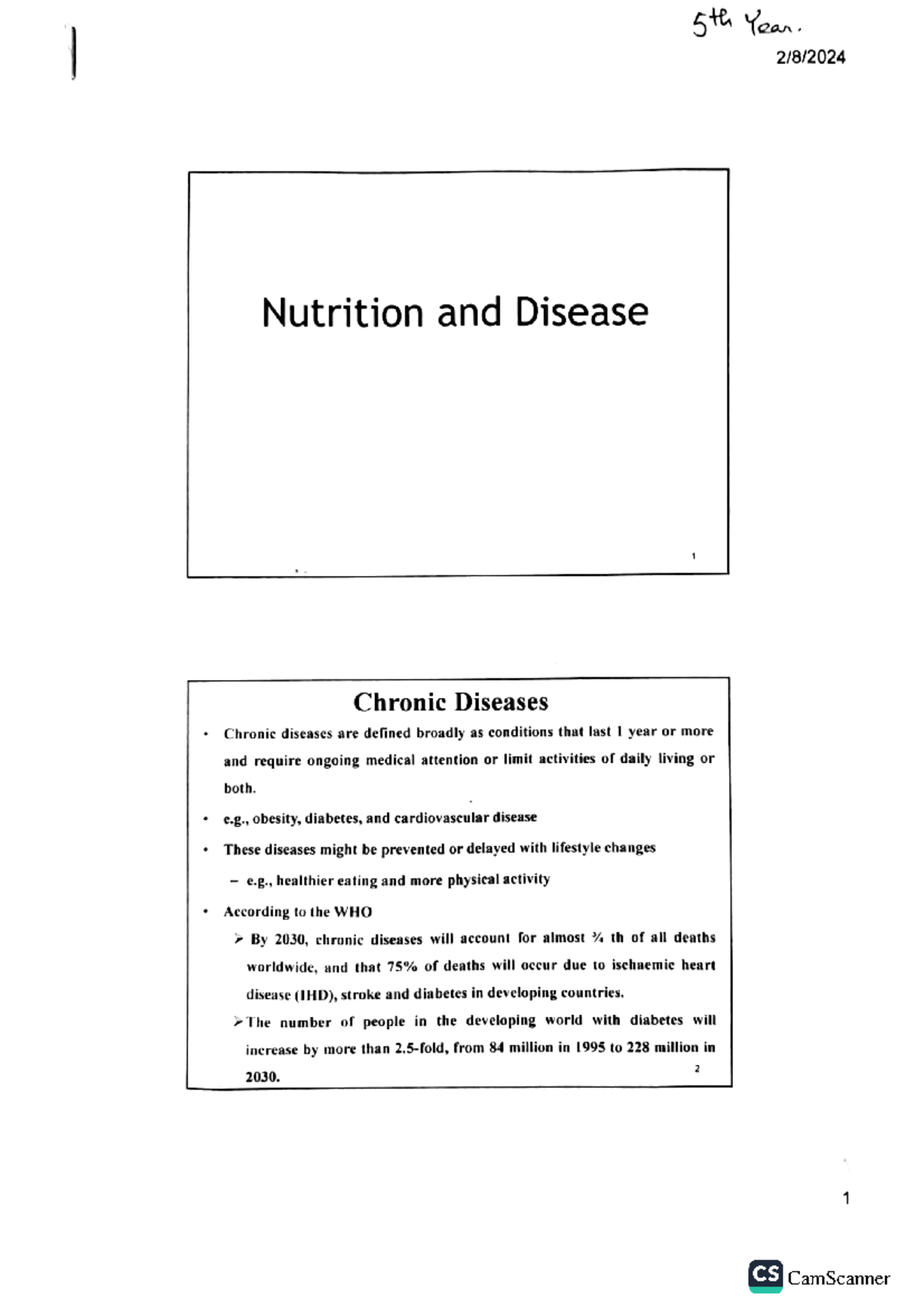 Nutrition-and-Disease - Physical Pharmacy-II - Studocu