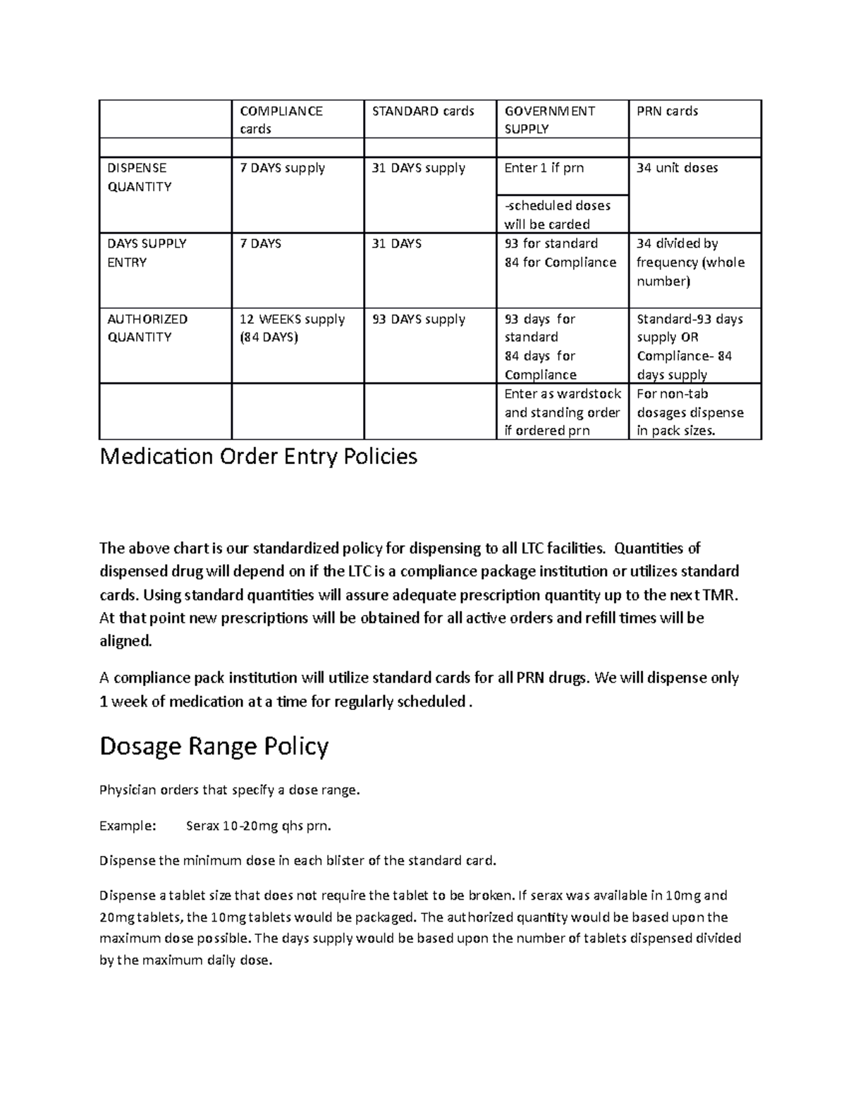 Medicationorder entry for understanding concept of dispensing ...