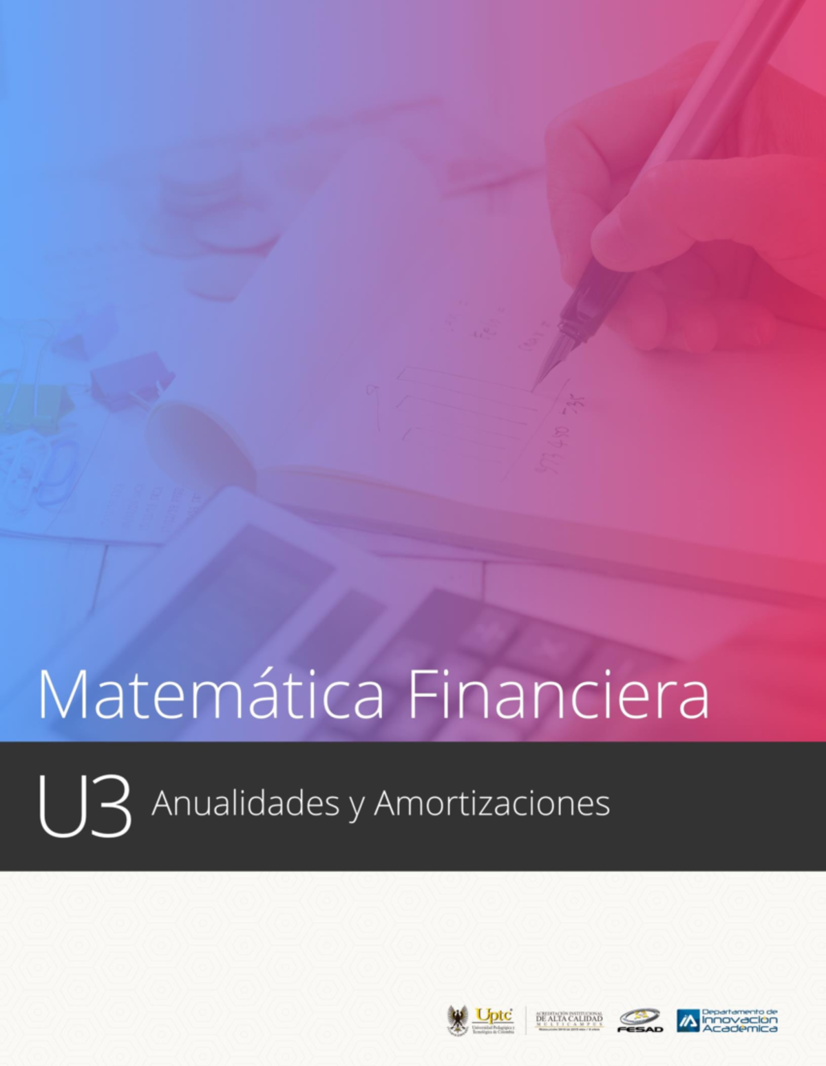 11c matfin u3 - rtret - Contenido INTRODUCCIÓN SERIES UNIFORMES Y ...