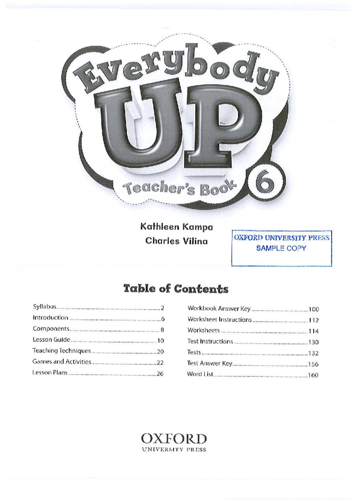 Oxford - Everybody Up 6 Teacher s Book - Nguyên lý kế toán - Studocu