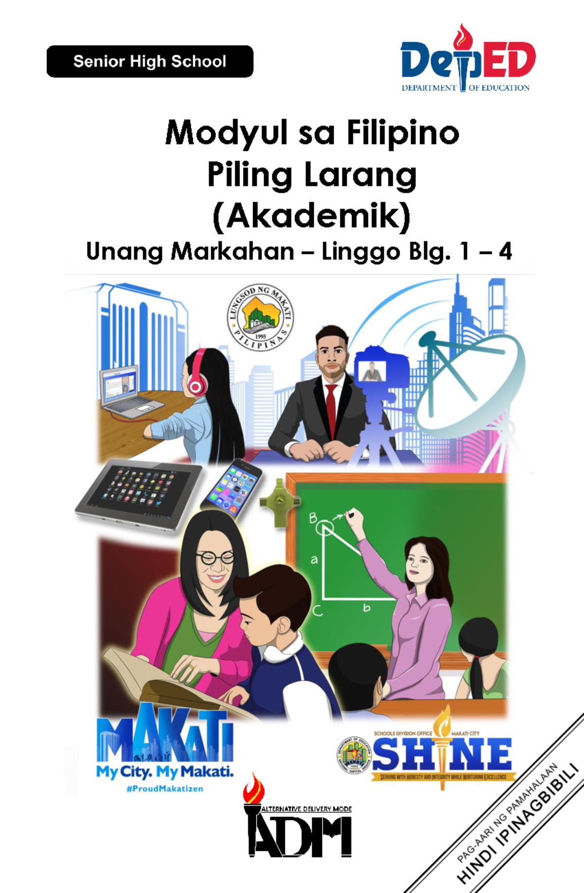 FIL.Akademik Q1 Weeks 1to4 Binded Ver1.0-final - Modyul sa Filipino ...