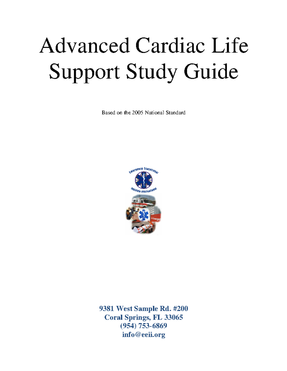 Advanced Cardiac Life Support Study Guide - Advanced Cardiac Life ...