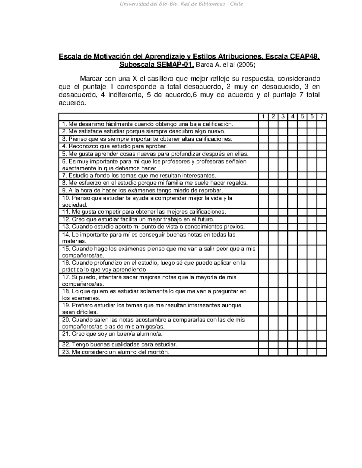 ESCALA CEAP 48- Psicología Clínica - UA - Studocu