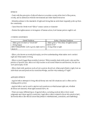 Ethics Module 2 Topic 1 - GEC 7: Ethics Chapter 2: The Moral Agent ...