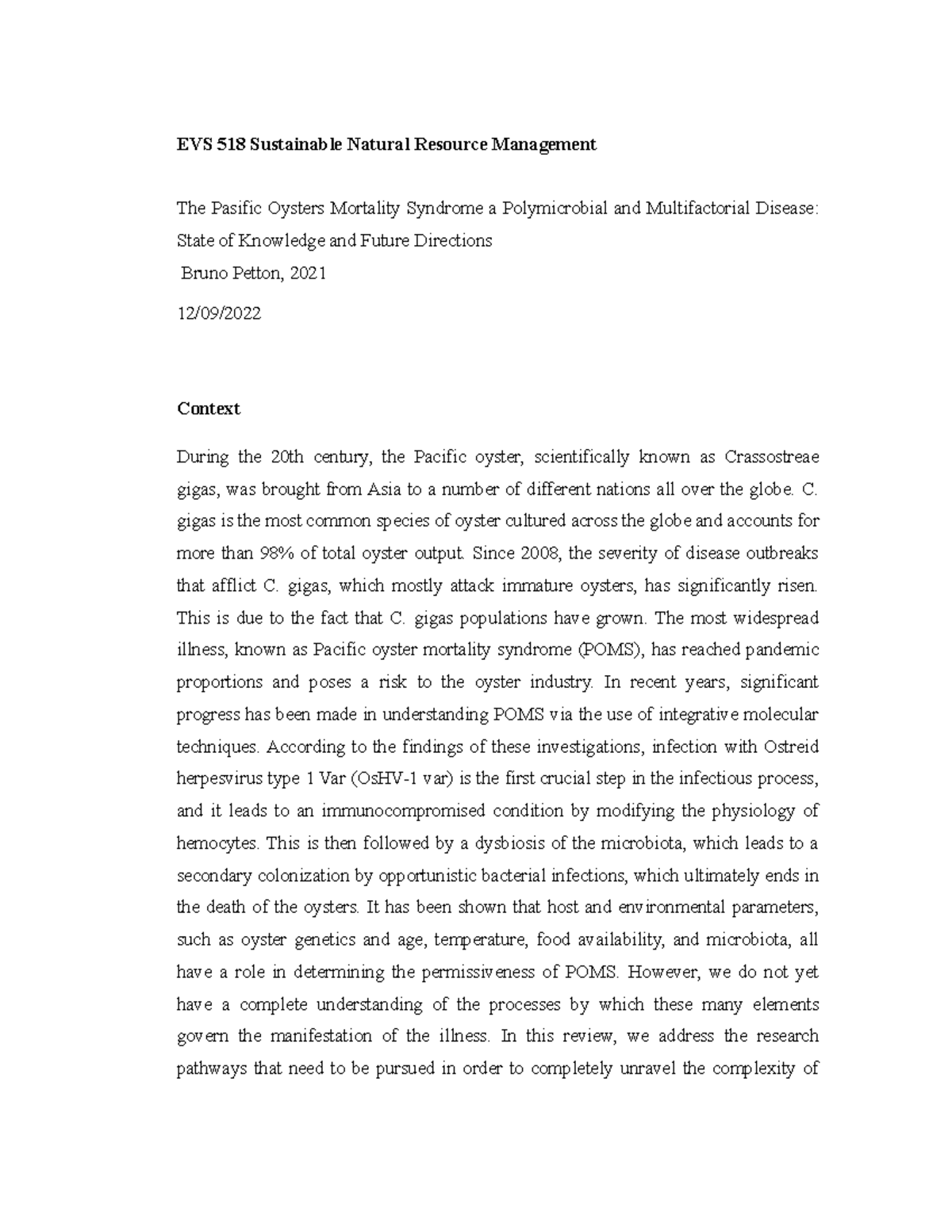 Summary - Notes 3 - example of summarizing the course and materials ...