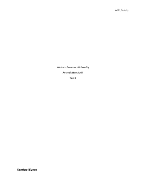 Accreditation Audit KCM1 Task 1 - They offer services in a wide range ...