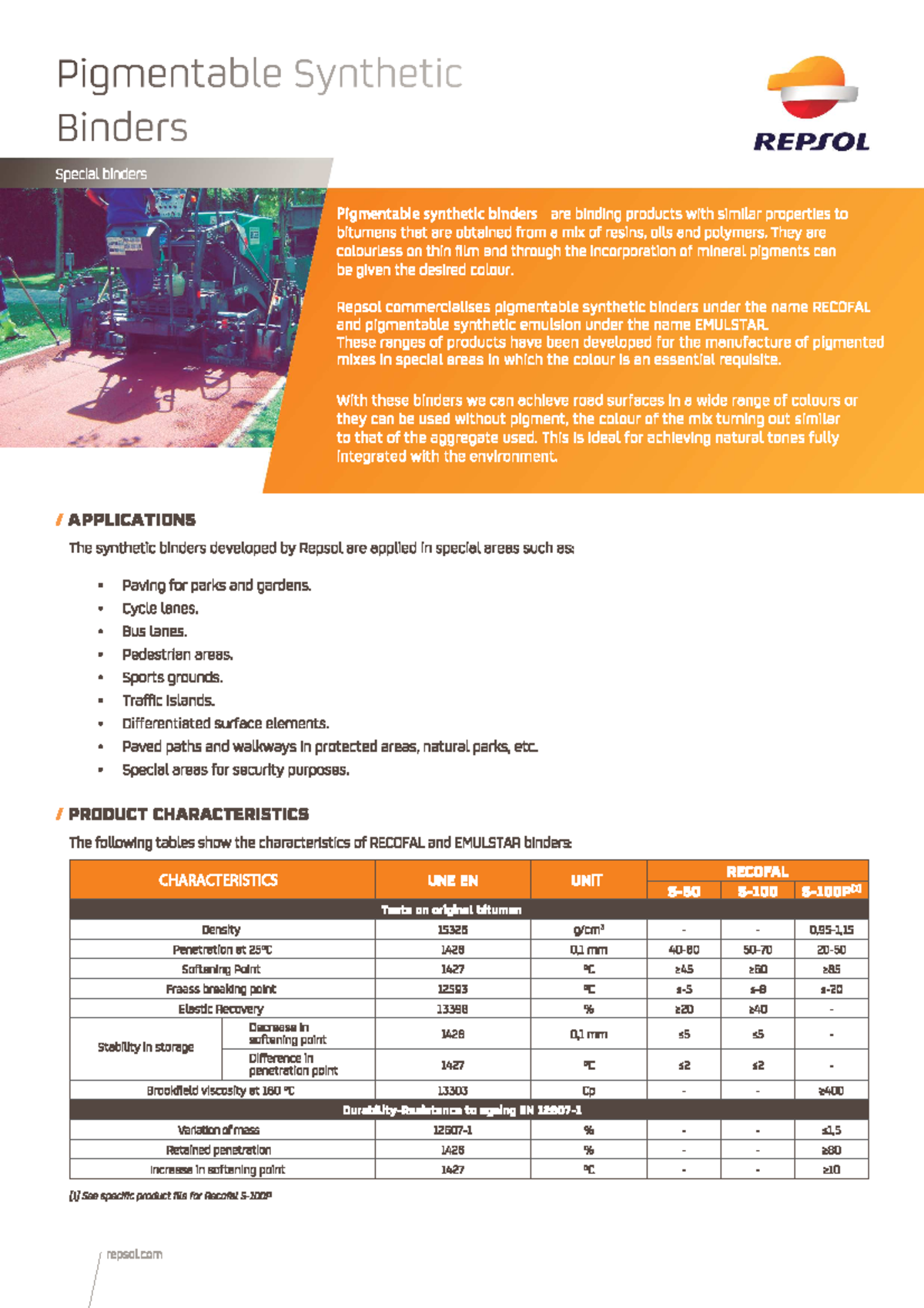 Application Area of synethic binders - fundamental of health ...