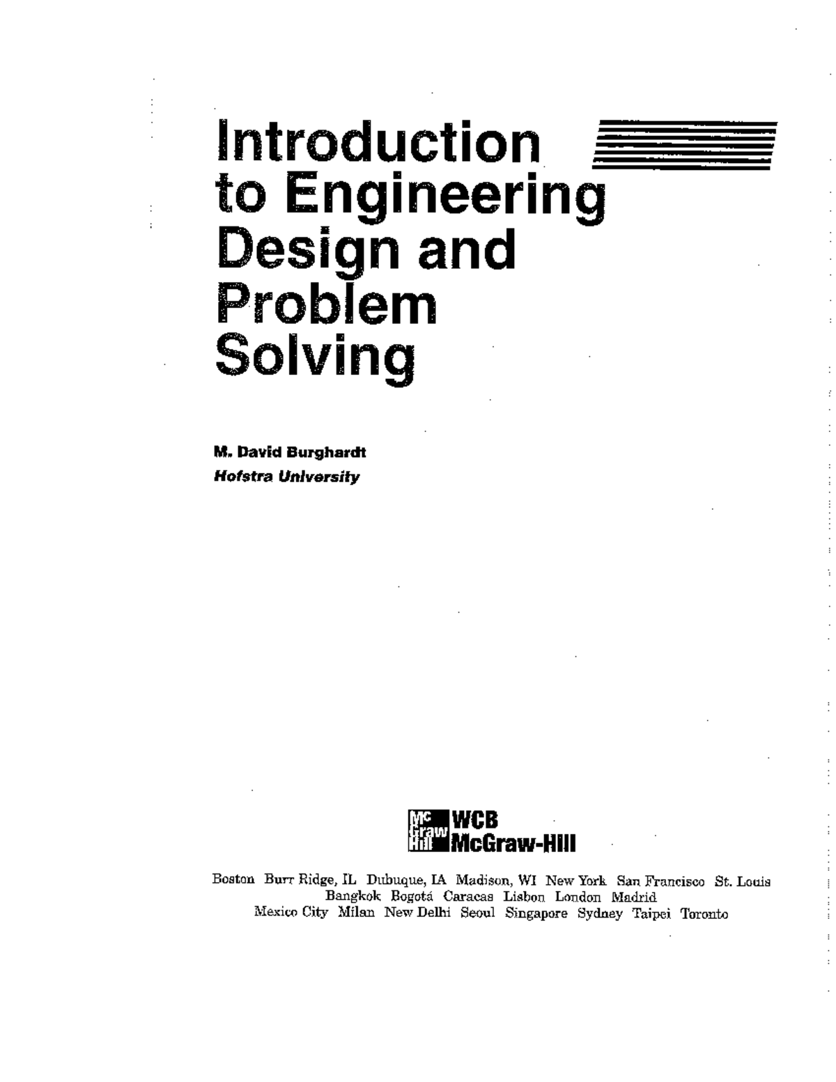 Intro to Engineering Design and Problem Solving - Ekologi dan ...