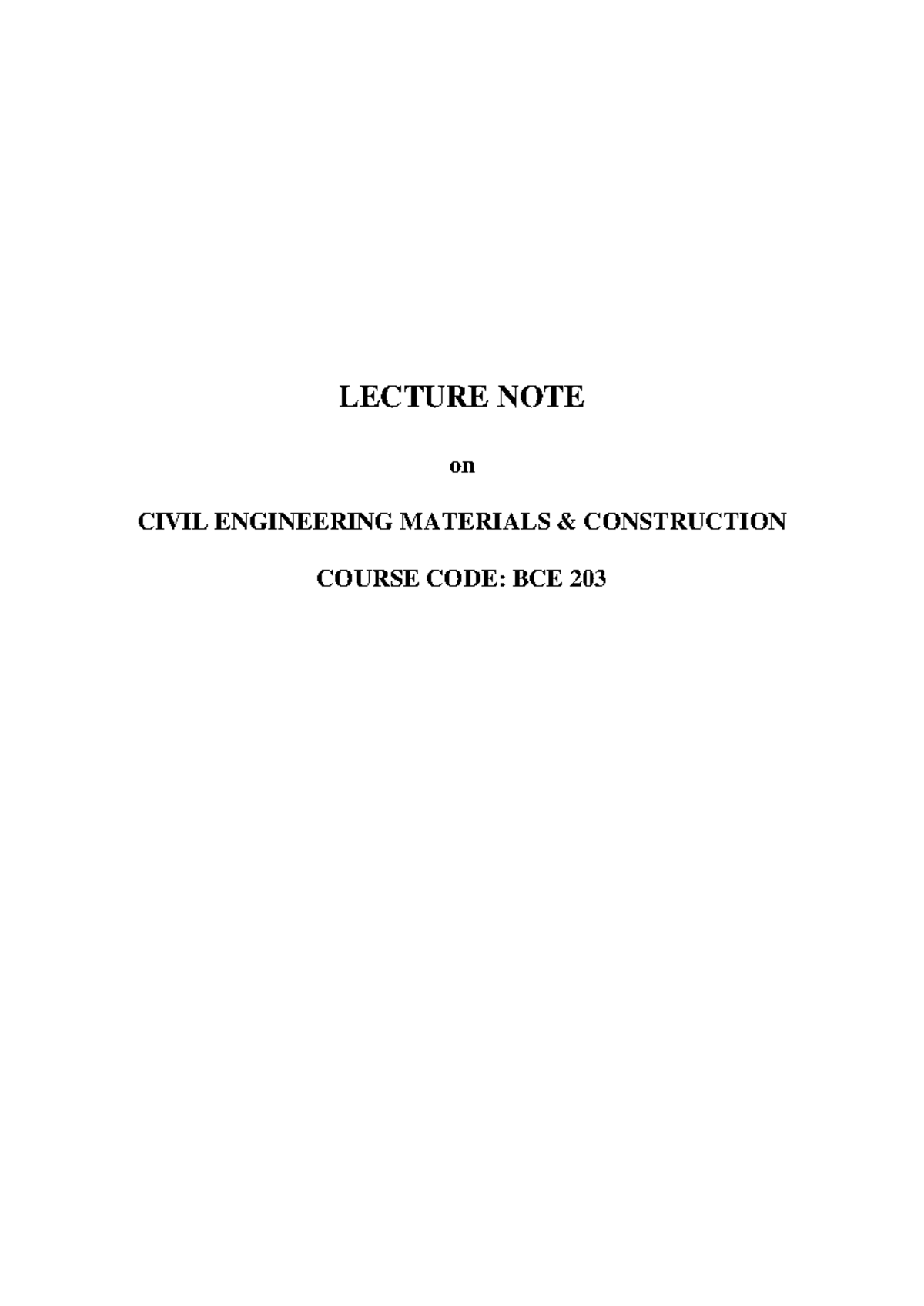 Masonry - LECTURE NOTE on CIVIL ENGINEERING MATERIALS & CONSTRUCTION ...
