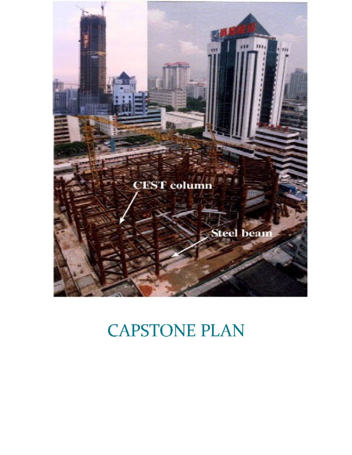 Capstone PLAN - his project is typically undertaken towards the end of ...