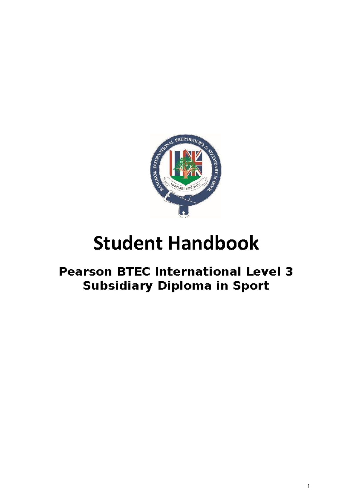 BTEC Level 3 Student Handbook - KFI20-21 NEW COPY - Student Handbook ...