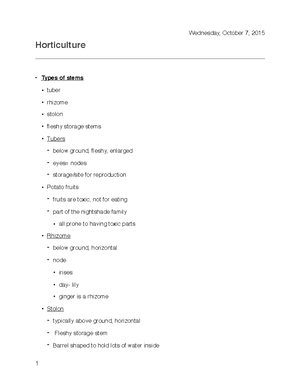 Module 1. Basic concepts in horticulture - QUARTER 1 Produce Vegetable ...