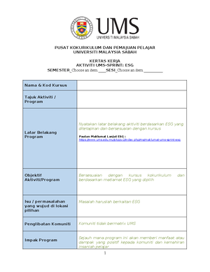 Surat Permohonan Program ( SM Sains Sabah ) - KURSUS KEPIMPINAN DAN ...