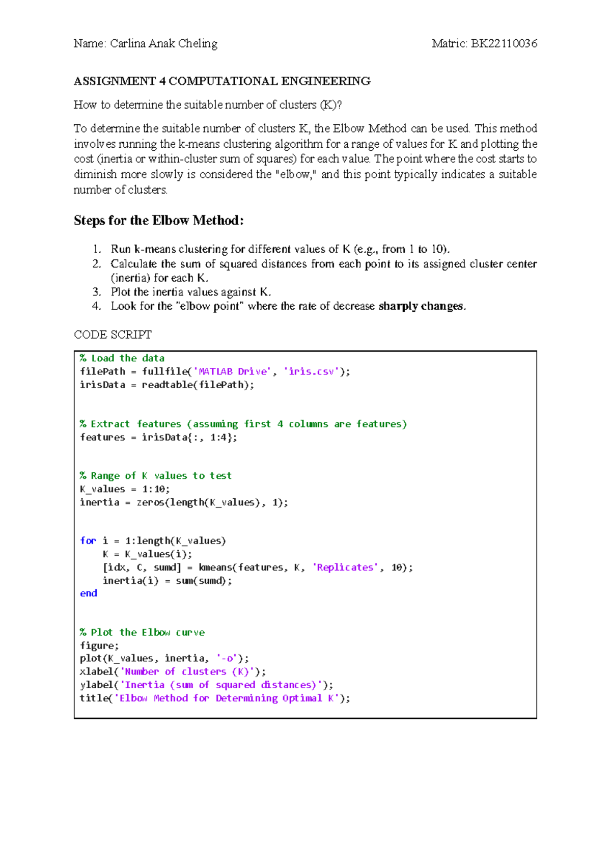 Assignment 4 CE ( Carlina ANAK Cheling BK22110036) - ASSIGNMENT 4 ...