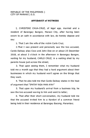 Proof OF Service - PROOF OF SERVICE Server’s Name: First Name Last Name ...