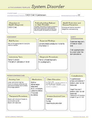 Hypokalemia-Active Template - ACTIVE LEARNING TEMPLATES THERAPEUTIC ...